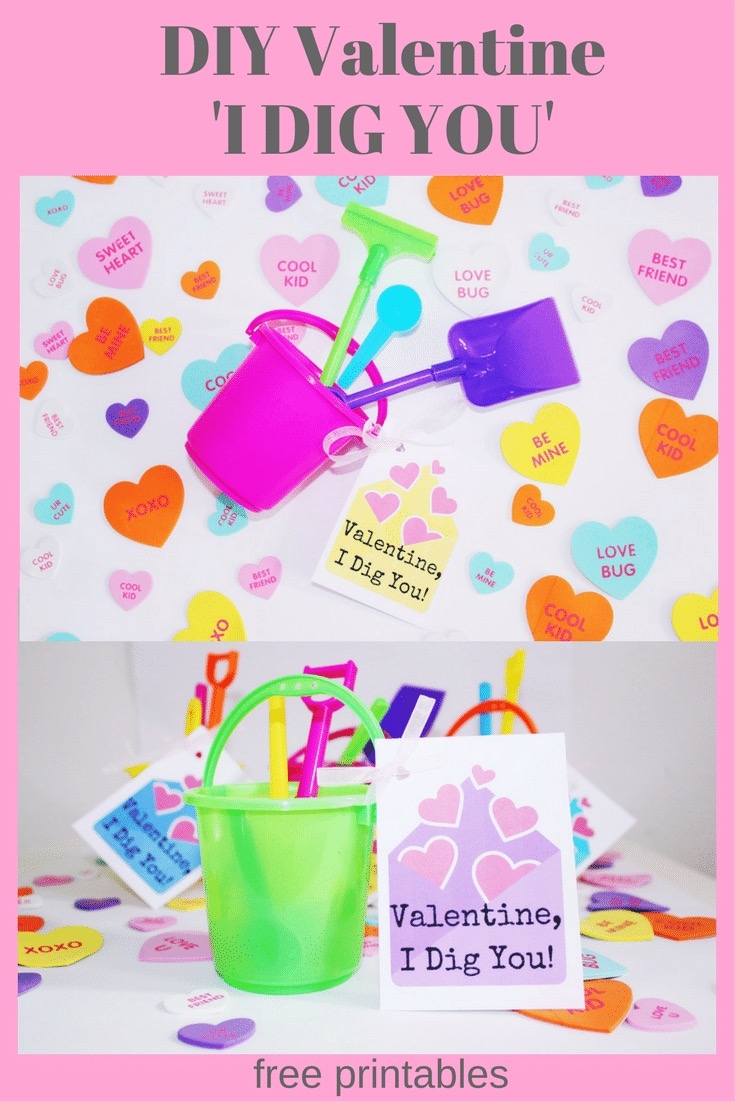Valentine's Day: I Dig You (Free printables) - Treehouse Threads