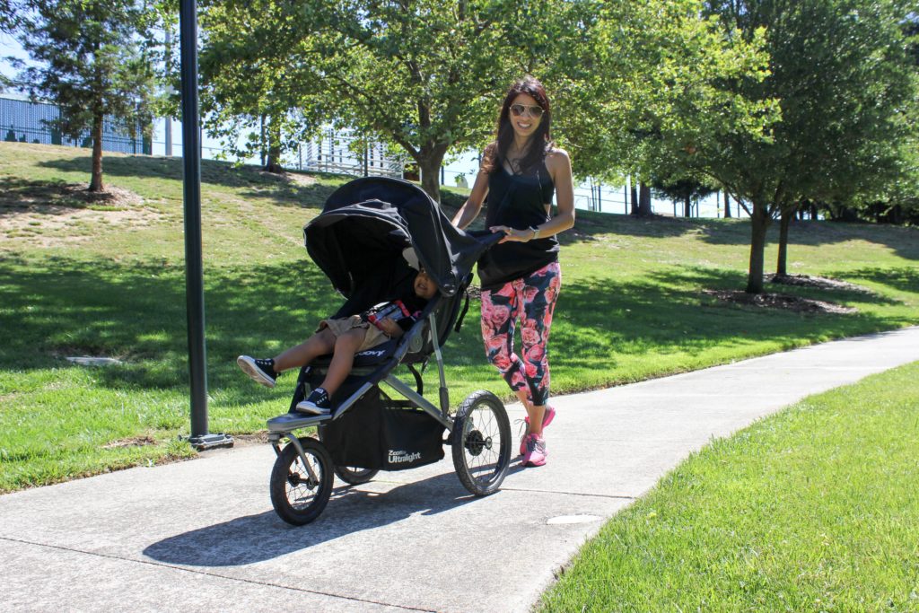 Staying Active: Jogging Stroller Workout with Joovy - Treehouse Threads