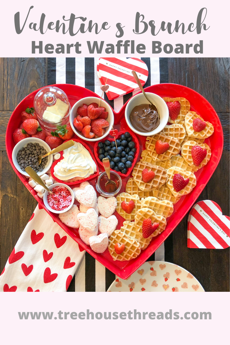 Valentine's Brunch: Heart Waffle Board - Treehouse Threads