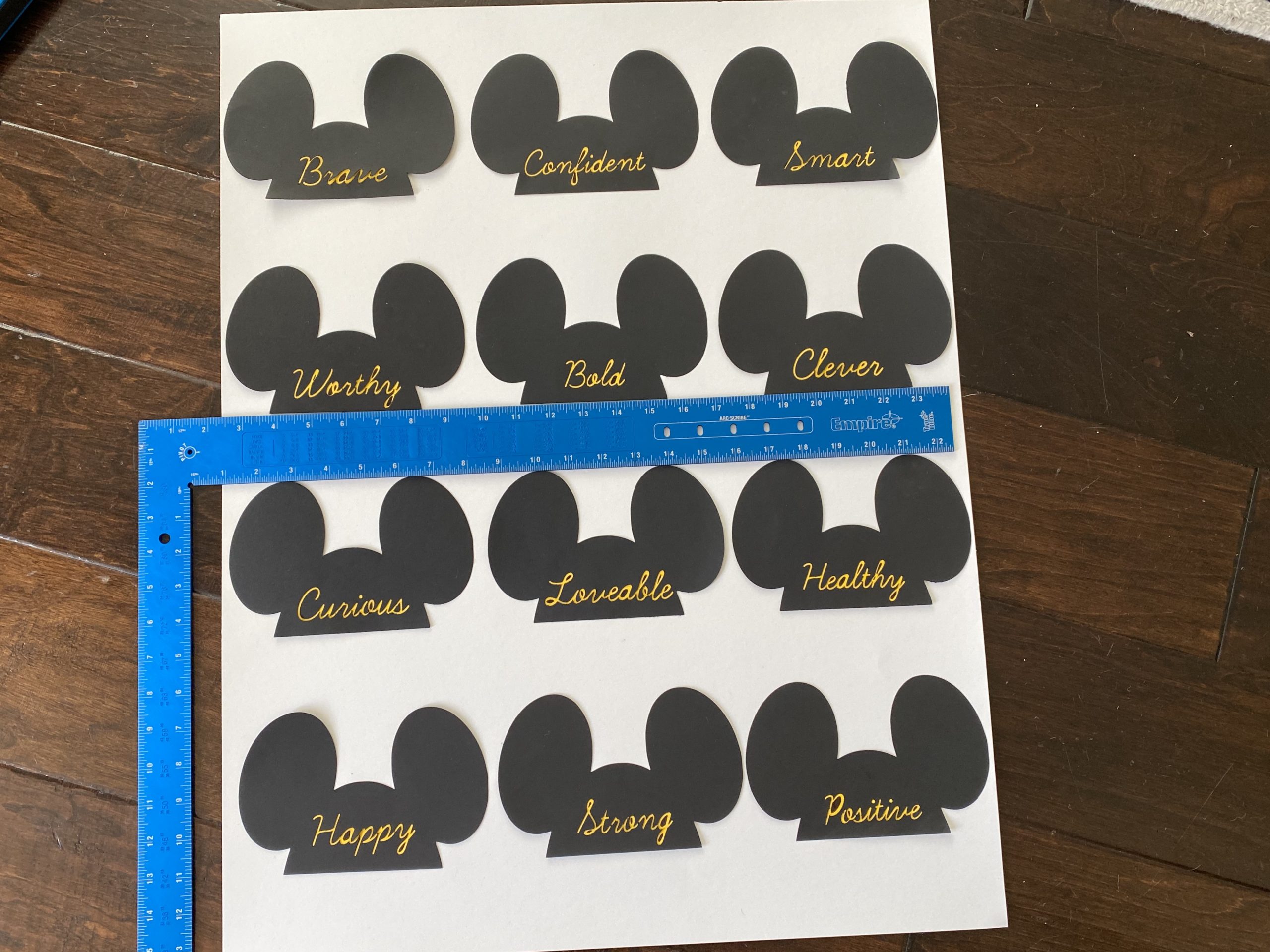 DIY: Disney Mickey Inspired Art with Affirmations - Treehouse Threads
