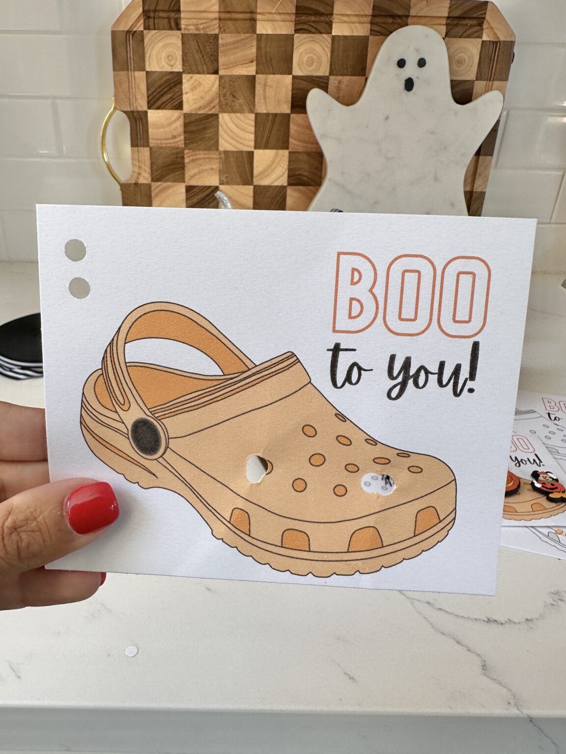 Halloween Croc Charm Tag - Treehouse Threads