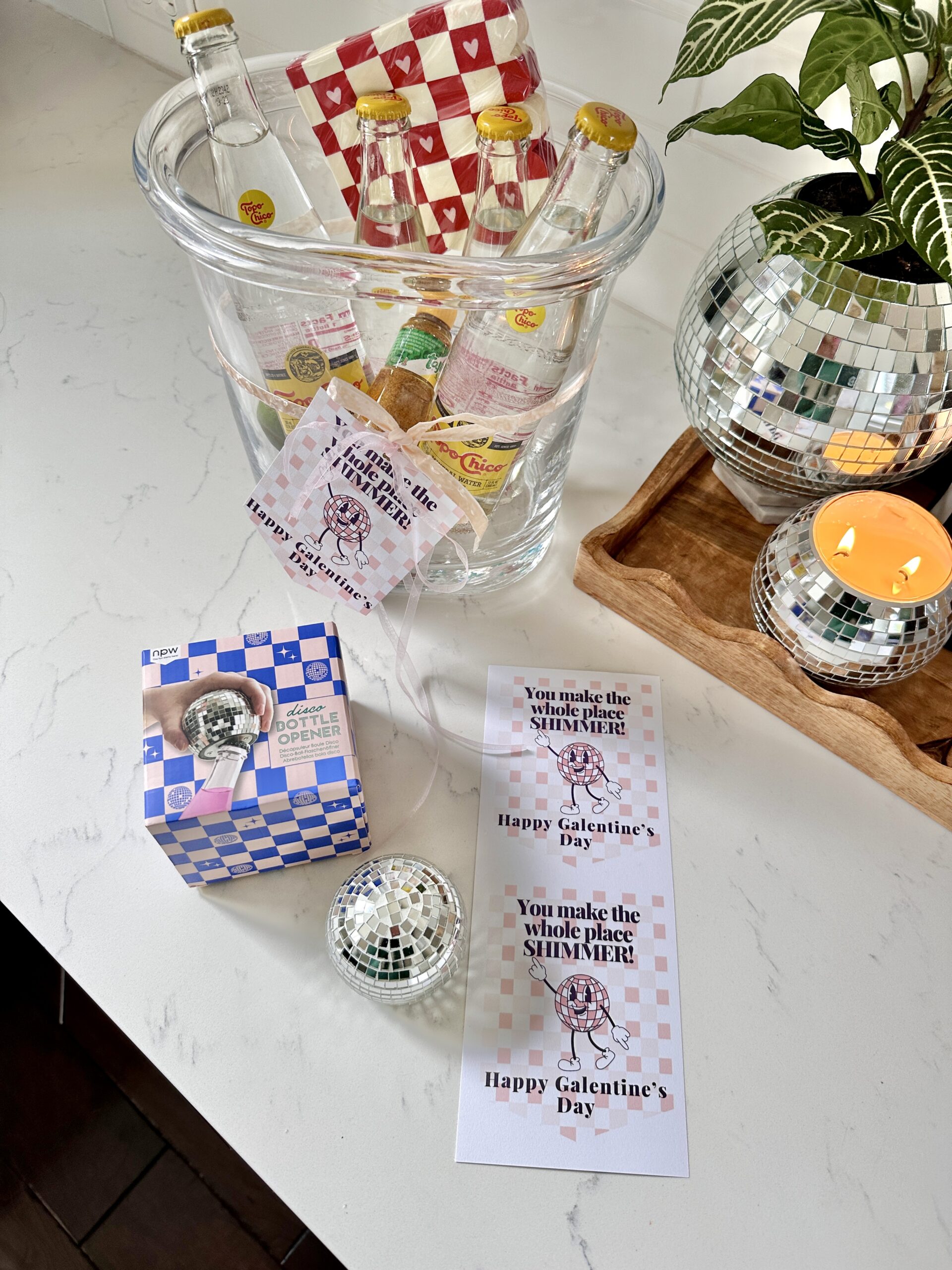 Galentine's Hostess Gift Basket Idea - Treehouse Threads